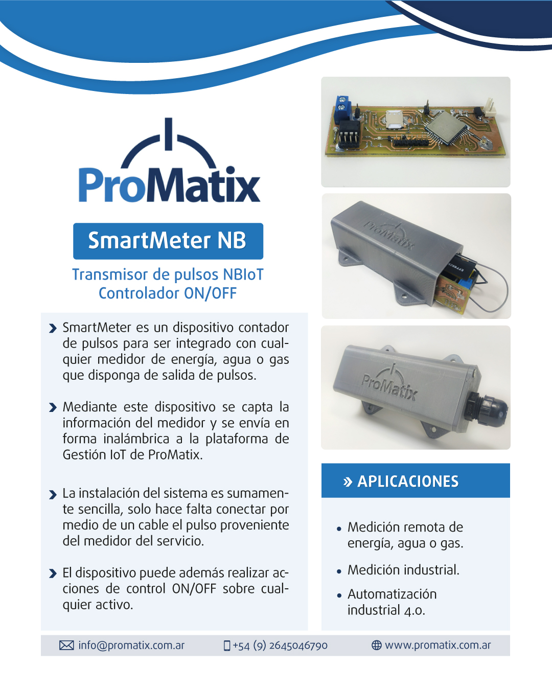 NUEVO!! SMART METER NBIoT – ProMatix